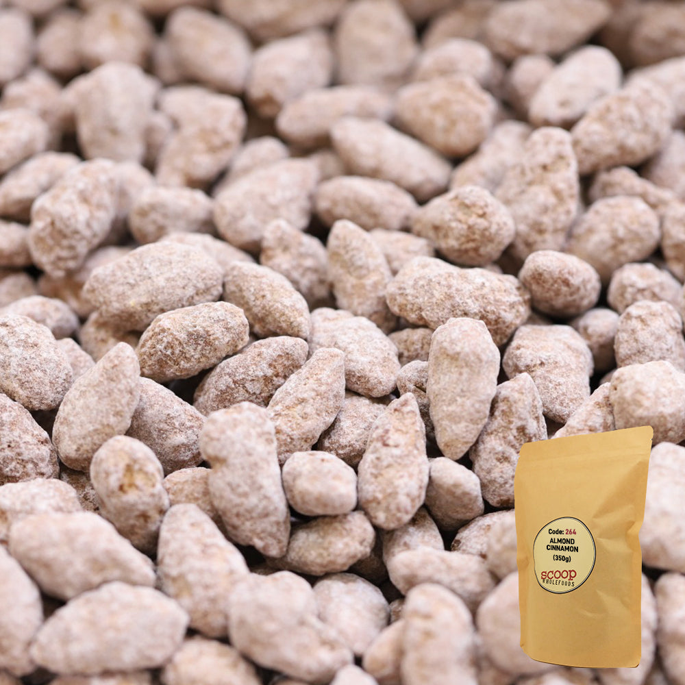 Cinnamon Almonds Pouch 350G | Scoop Wholefoods Singapore