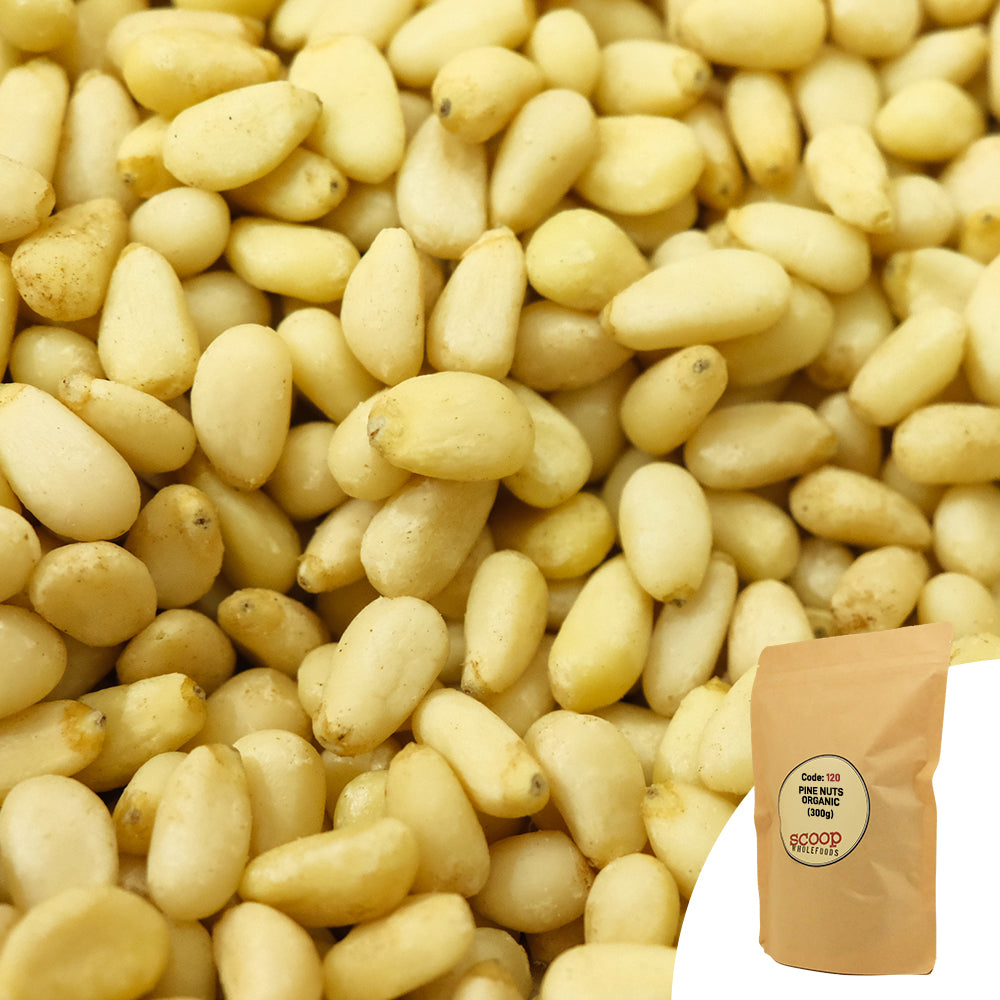 Organic Pine Nuts Pouch 300G | Scoop Wholefoods Singapore