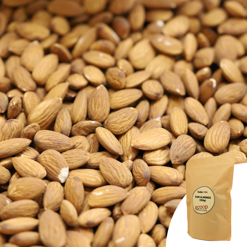Raw Almonds Pouch 350G | Scoop Wholefoods Singapore