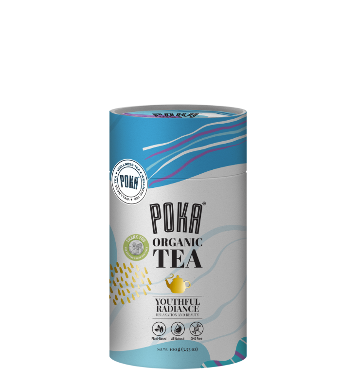 Poka Youthful Radiance Canister Tea 100G | Scoop Wholefoods Singapore