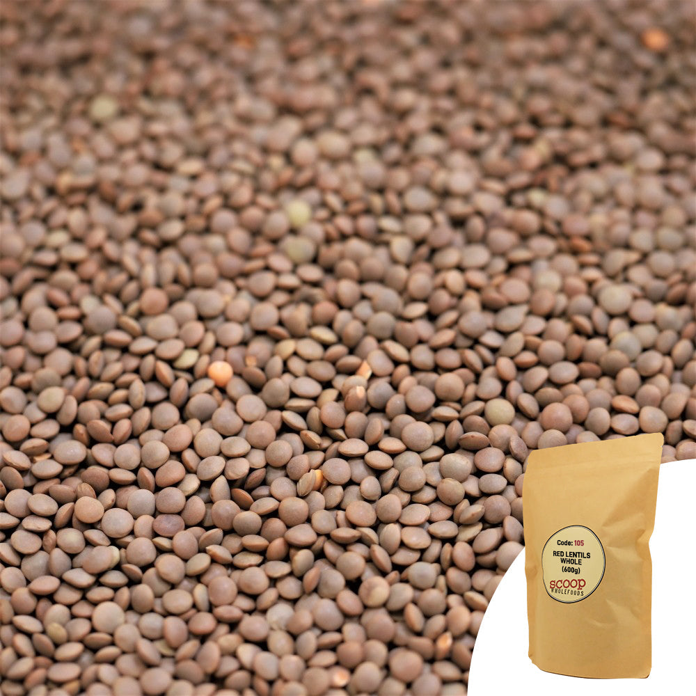 Whole Red Lentils Pouch 600G | Scoop Wholefoods Singapore
